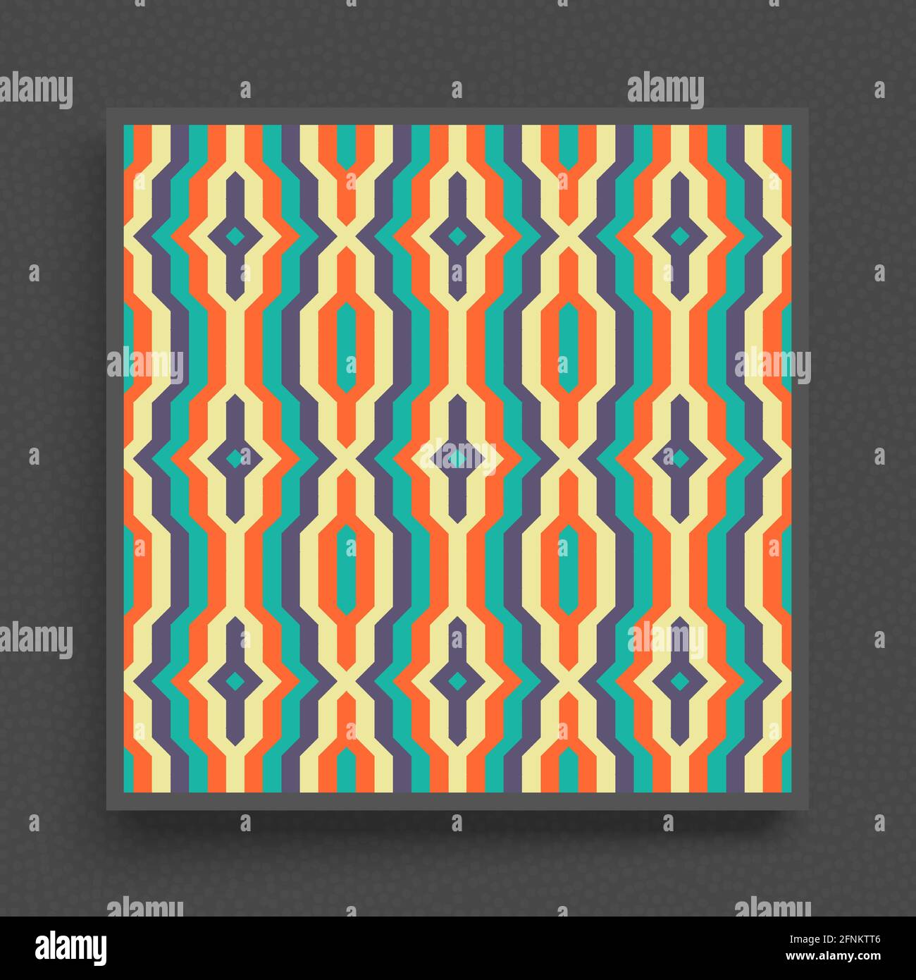 Abstract mosaic pattern. Geometric background. Vector Illustration for ...