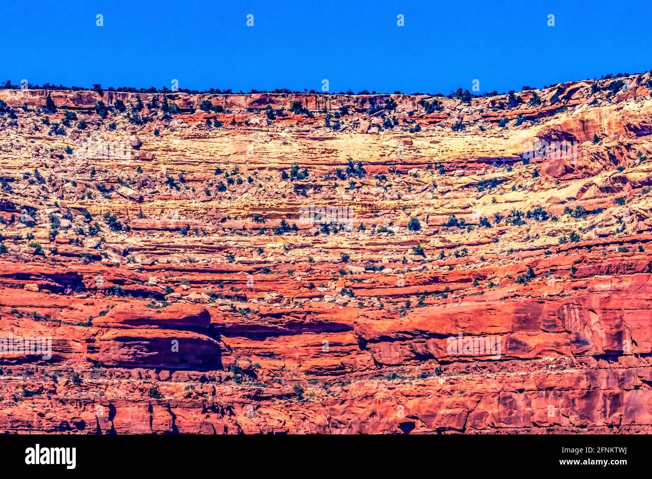 Colorful Valley of the Gods Red Orange Cliff Desert Near Mexican Hat ...