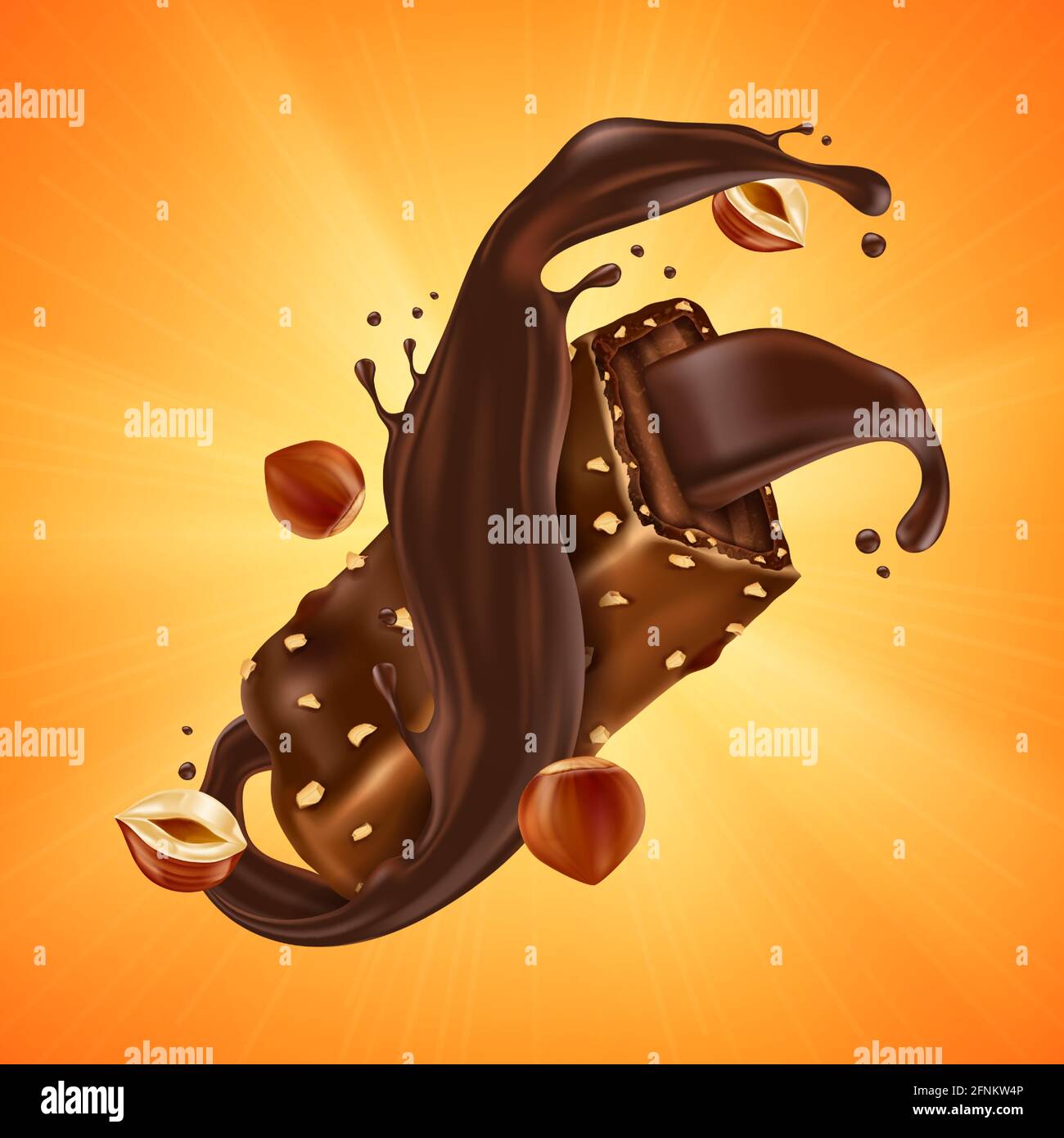 Chocolate candy candy on Stock Vector Images - Alamy