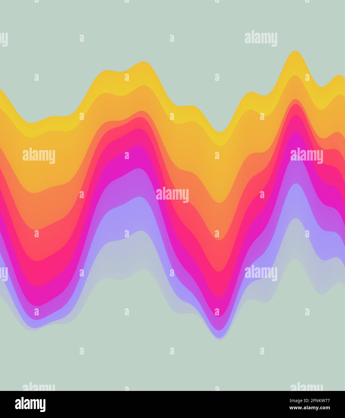 Abstract waveform background. 3d technology style. Vector illustration ...