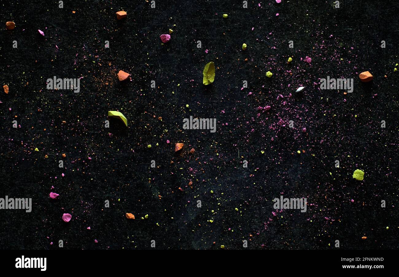 Colorful dust like the stars in the space Stock Photo - Alamy