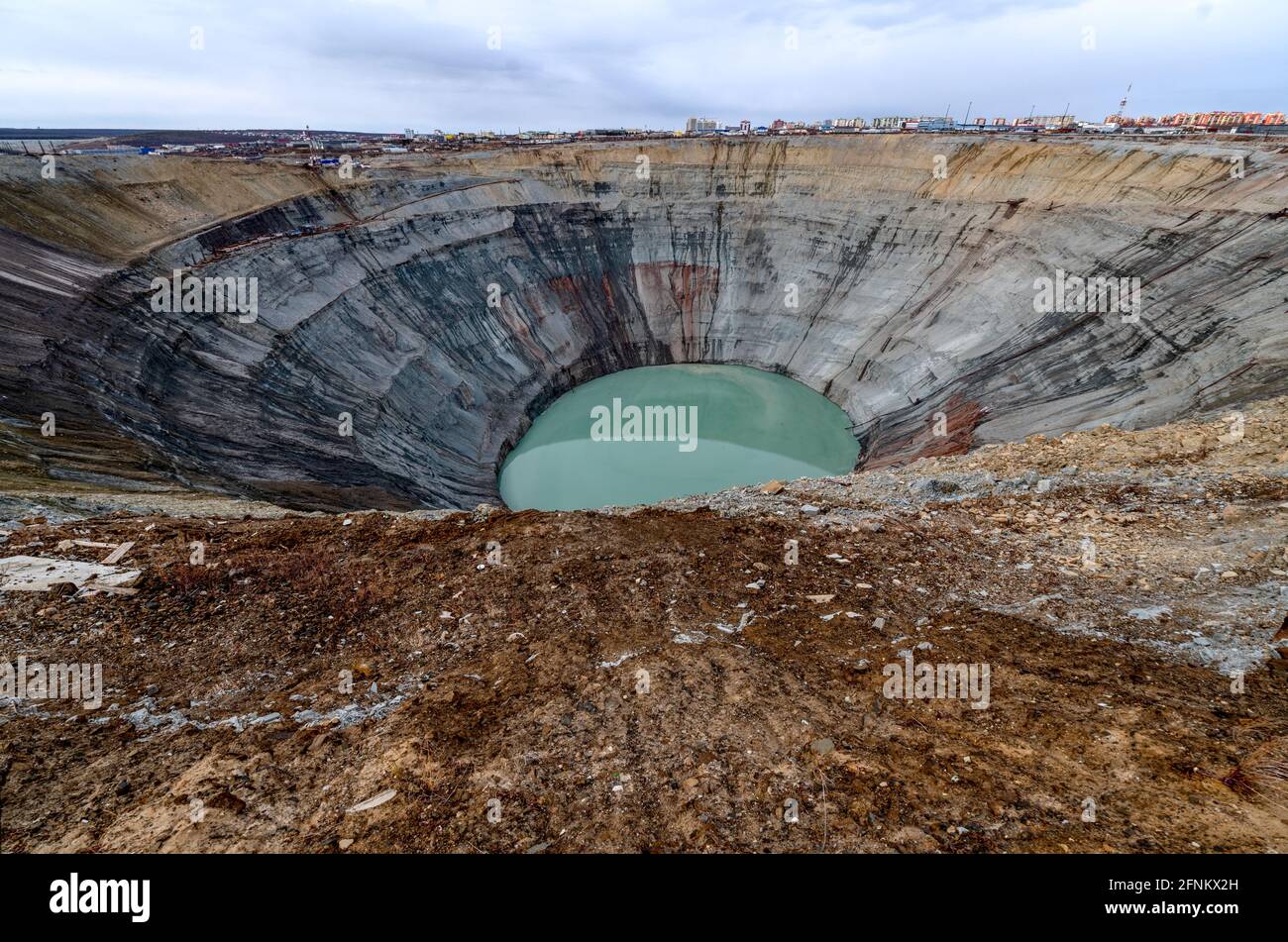 Mirny diamond mine, russia hi-res stock photography and images - Alamy