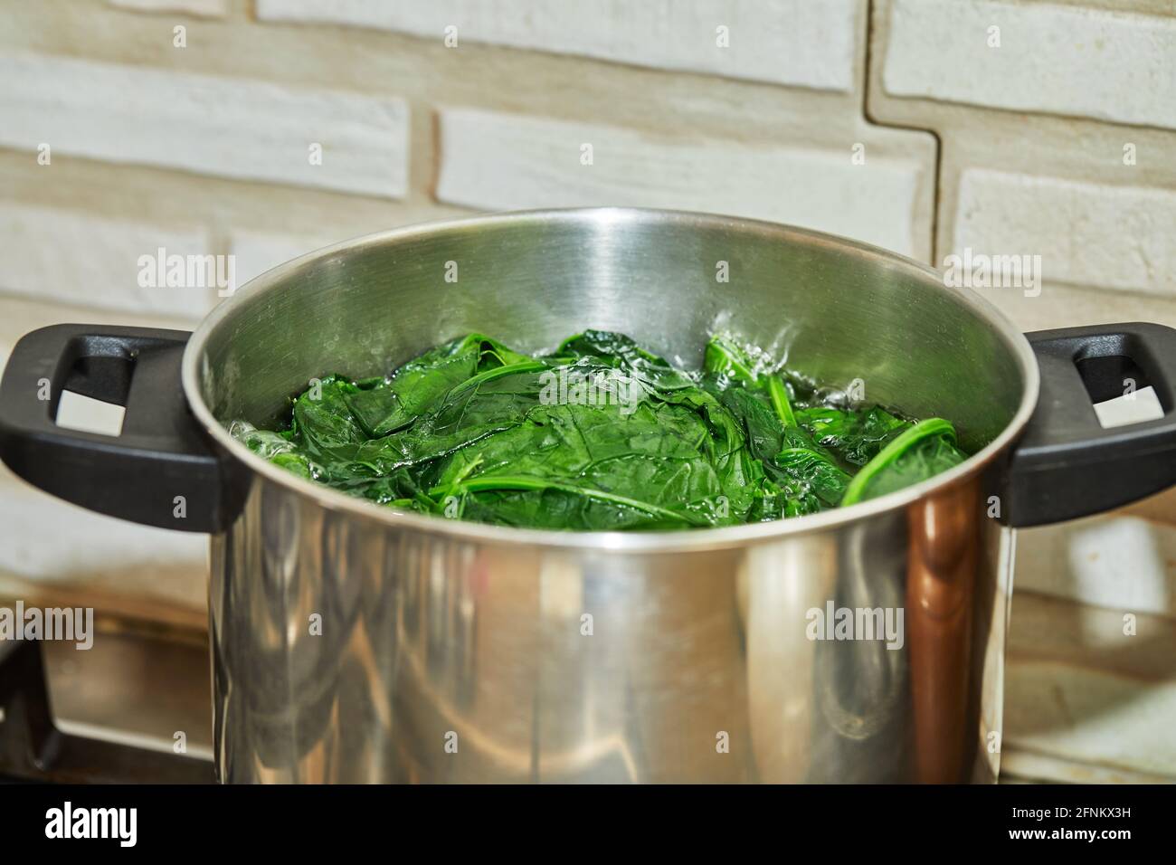 We cook sorrel in metal saucepan according to the recipe from the ...