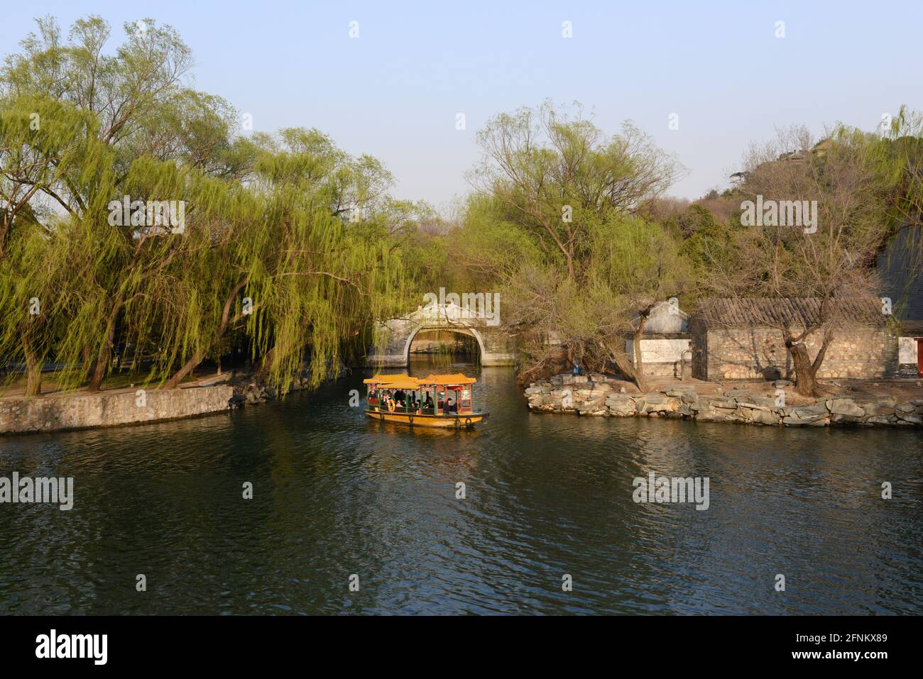 Beautiful bridges in Beijing's summer palace Stock Photo - Alamy