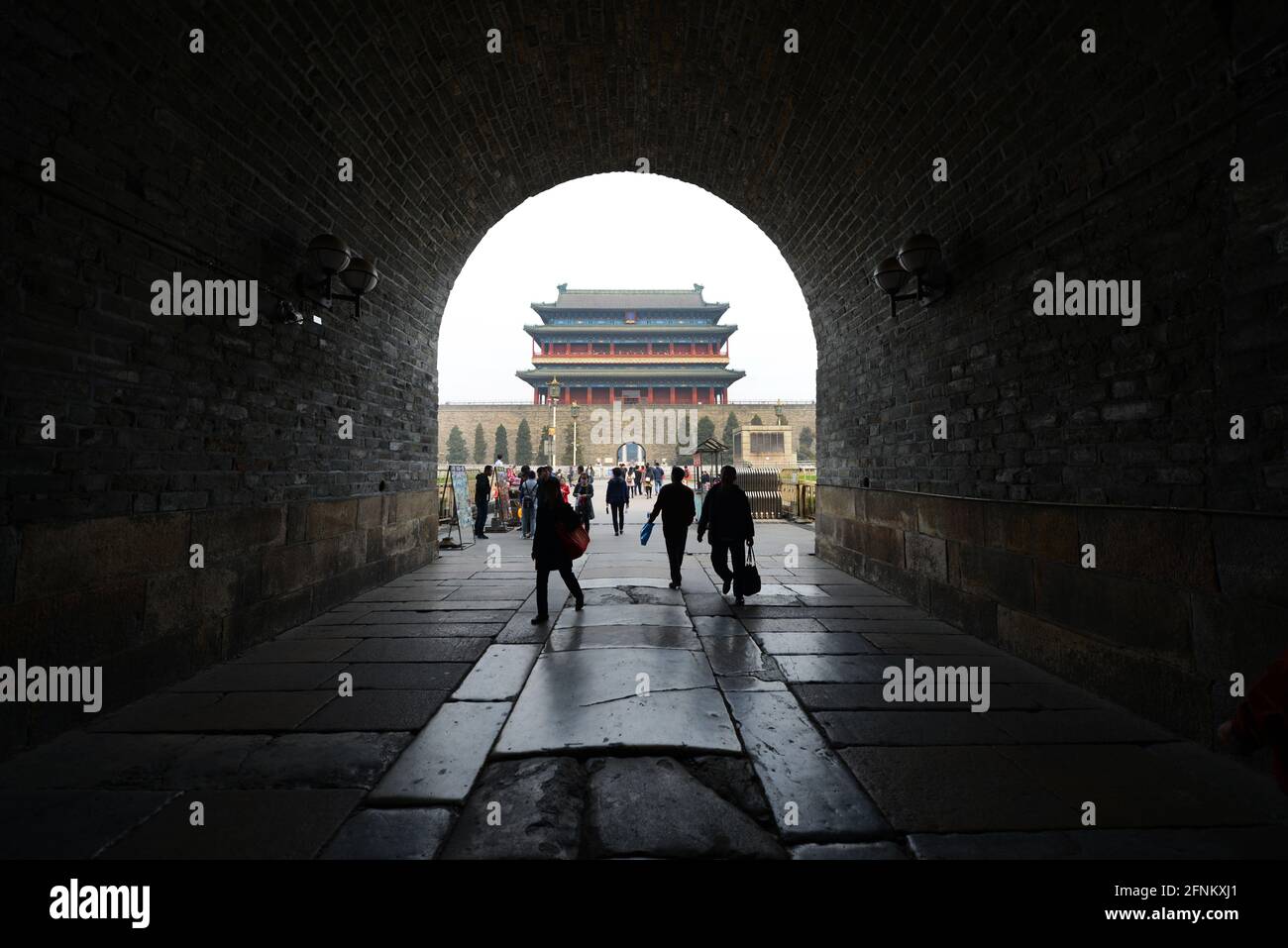 Zhengyangmen gate near Tiananmen Square Stock Photo - Alamy