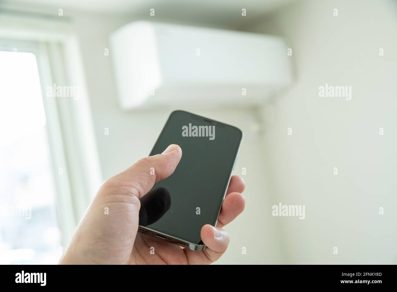 Smart Home Appliances Controller Stock Photo - Alamy