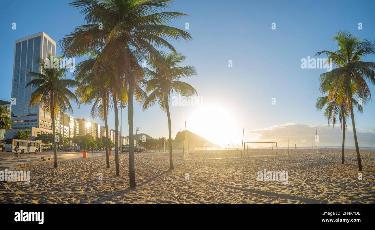 Copacabana is an elite beach in Rio de Janeiro. Brazil Stock Photo - Alamy
