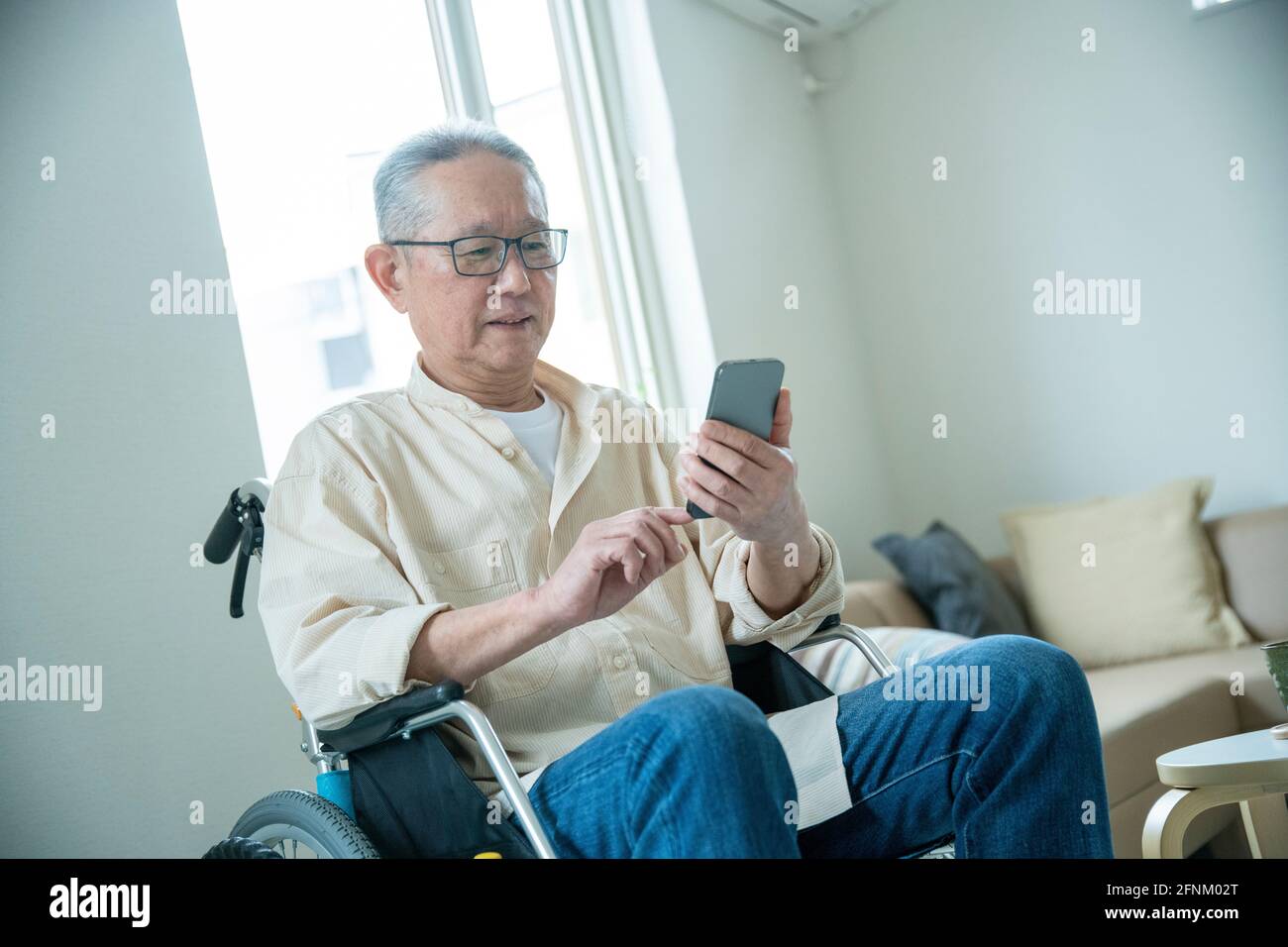 Life of Elderly Person Stock Photo - Alamy