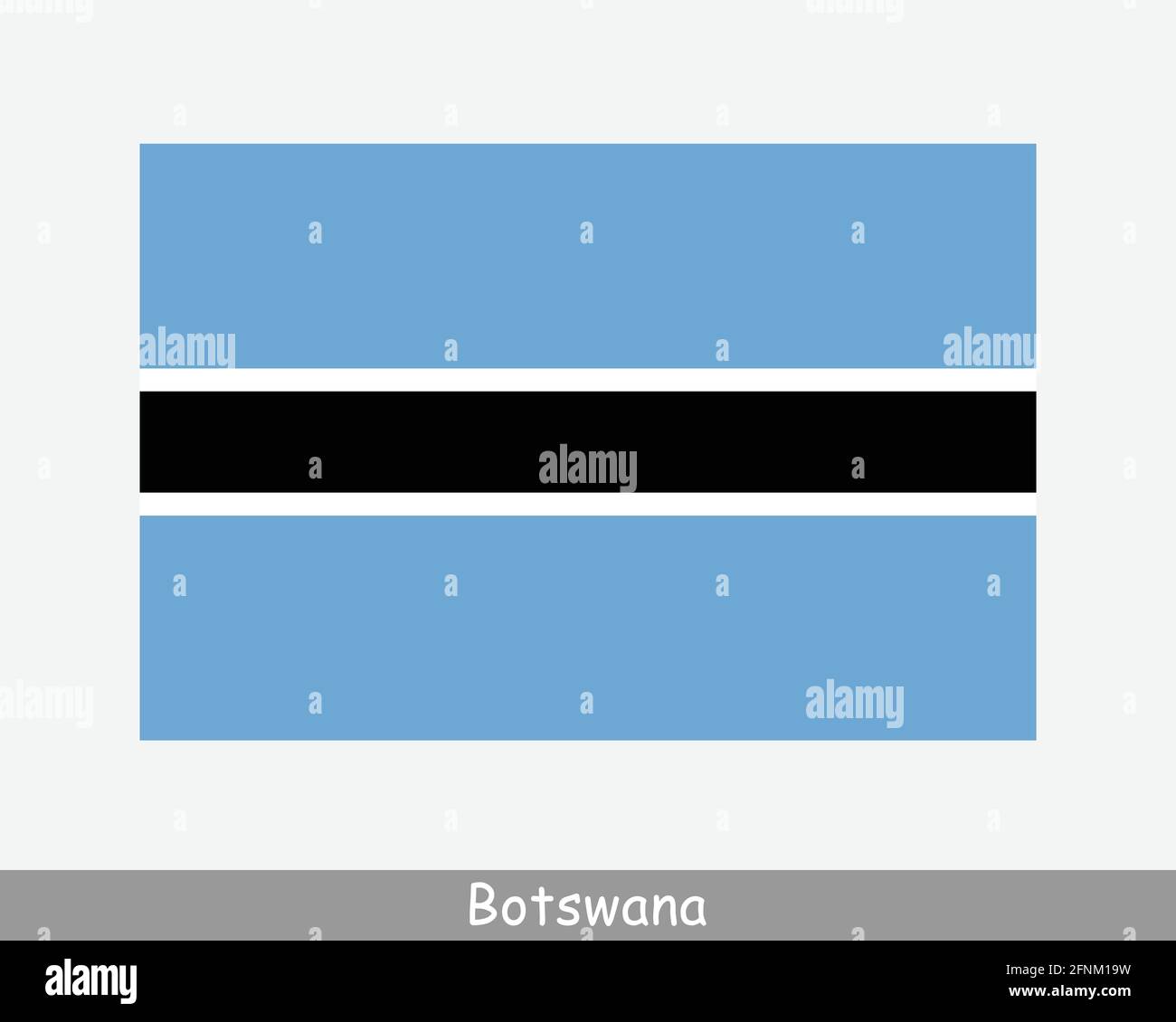 National flag botswana batswana Stock Vector Images - Alamy