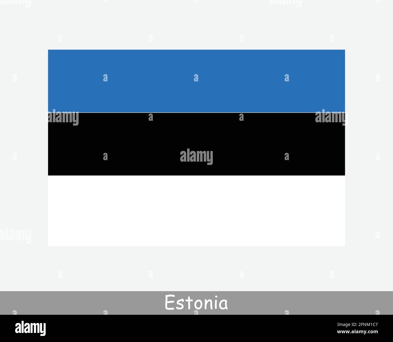 National Flag of Estonia. Estonian Country Flag. Republic of Estonia ...