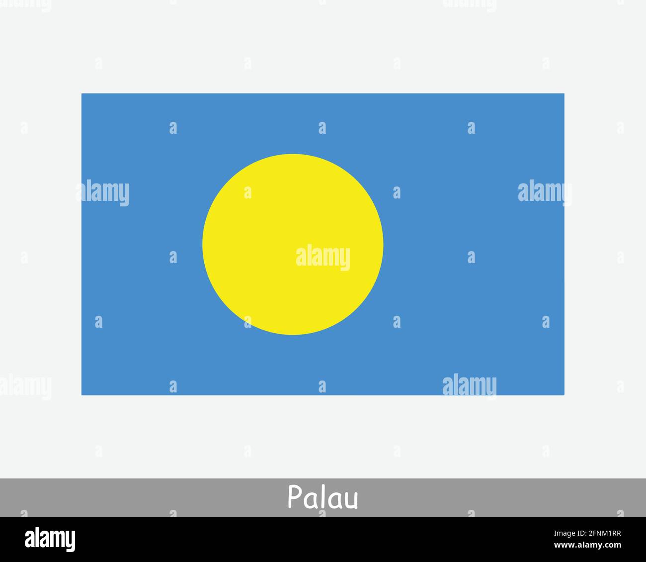Palau flag svg hi-res stock photography and images - Alamy