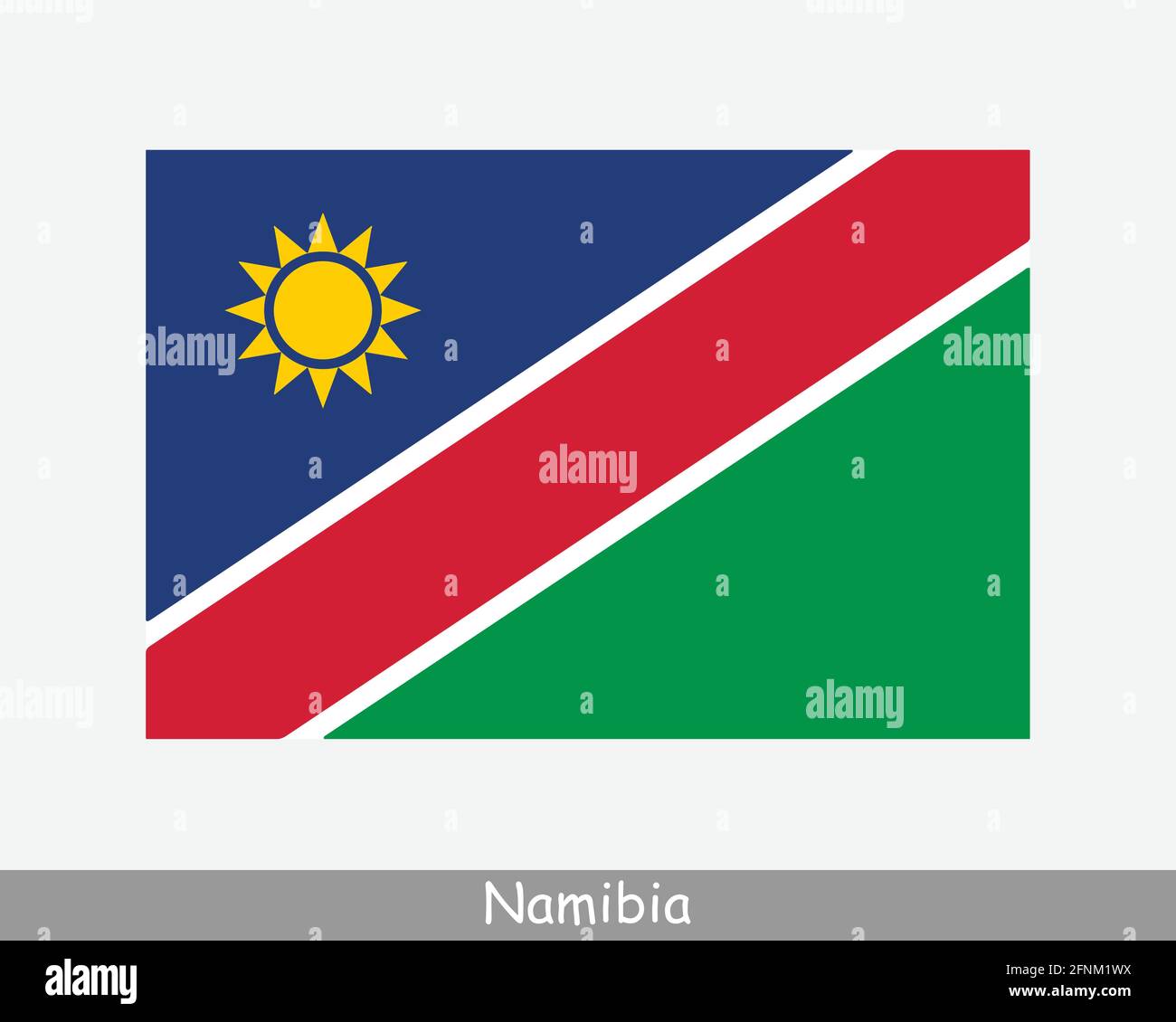 Flag of namibian hi-res stock photography and images - Alamy