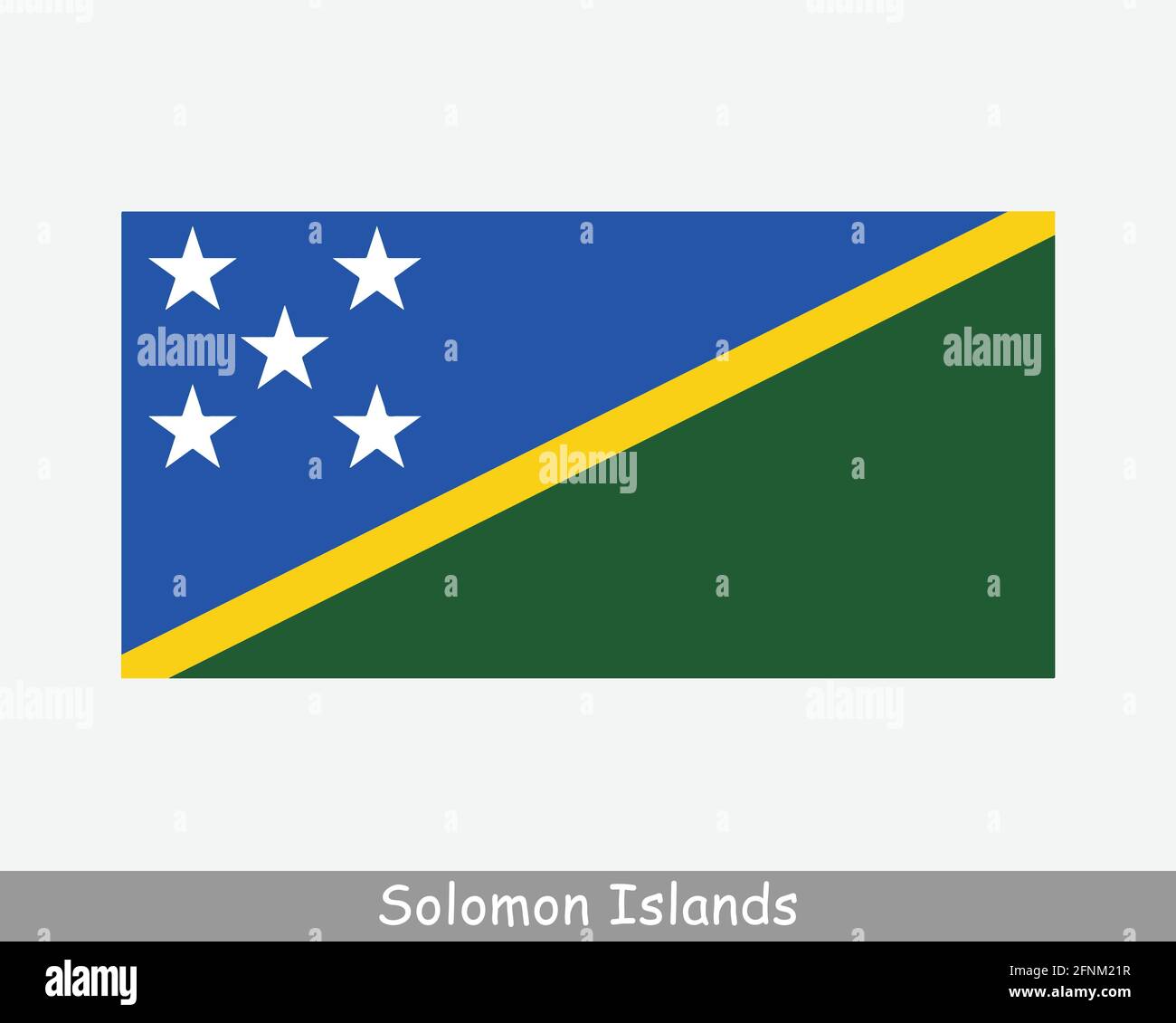 Flag of solomon hi-res stock photography and images - Alamy