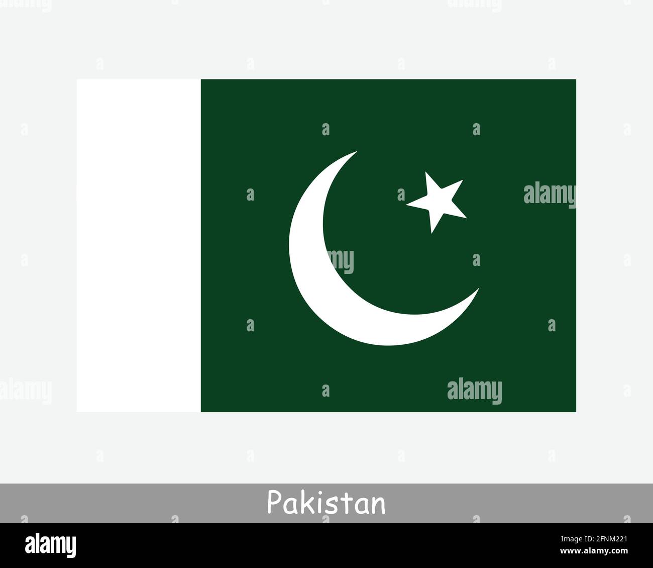 National Flag of Pakistan. Pakistani Country Flag. Islamic Republic of ...