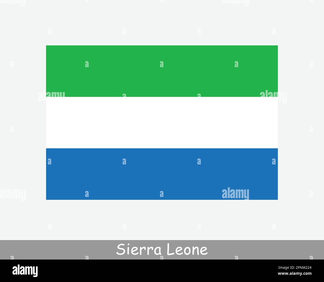 National Flag of Sierra Leone. Republic of Sierra Leone Country Flag ...