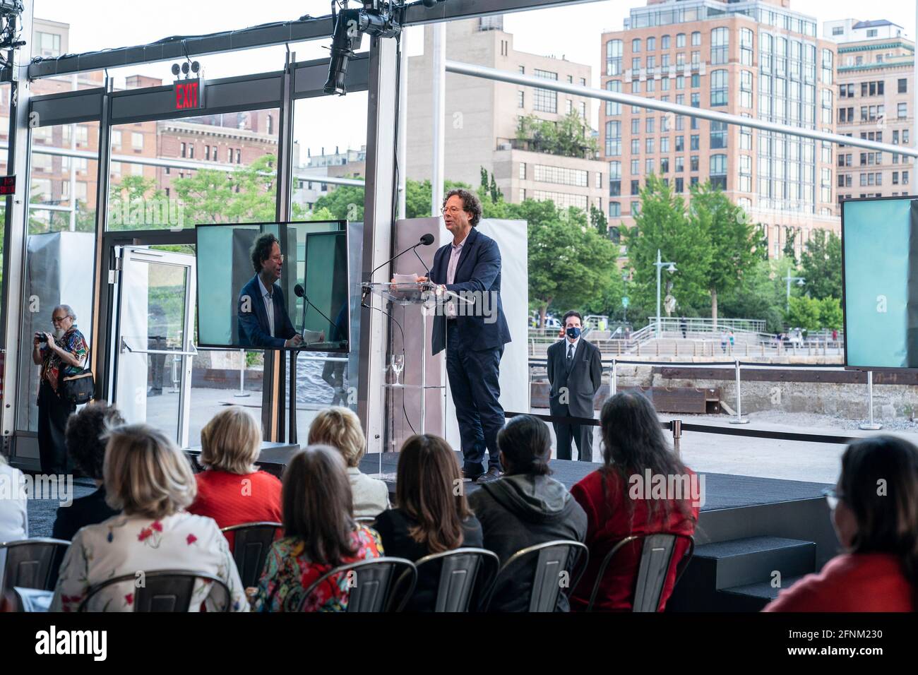 Director of Whitney Museum of American Art Adam Weinberg speaks during ...