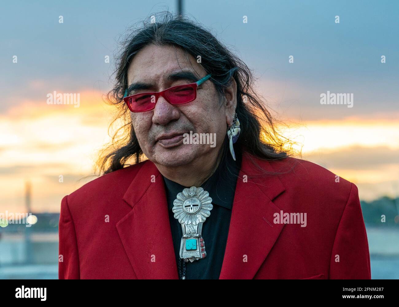 New York, United States. 17th May, 2021. George Stonefish attends David ...