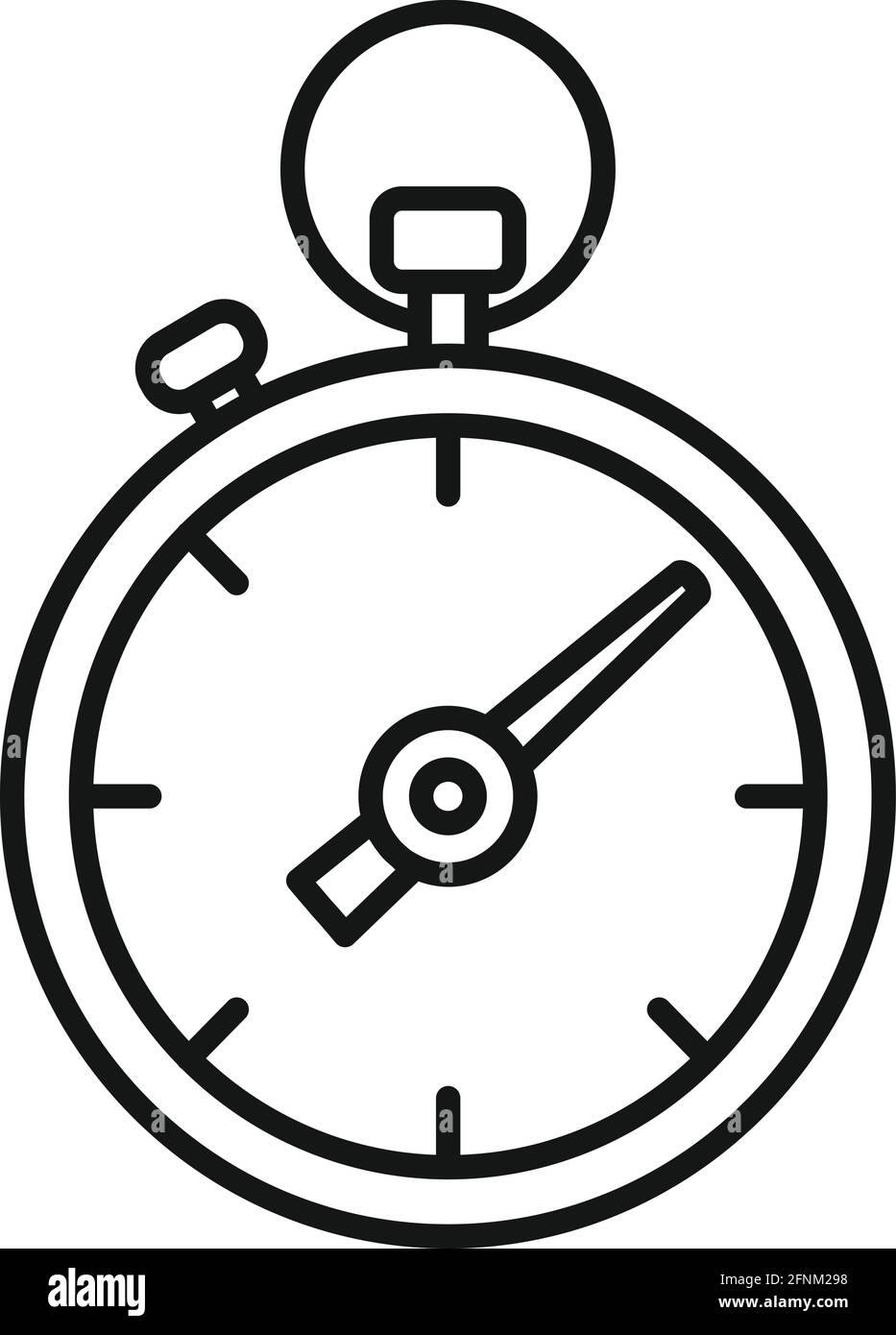 Running stopwatch icon, outline style Stock Vector Image & Art - Alamy