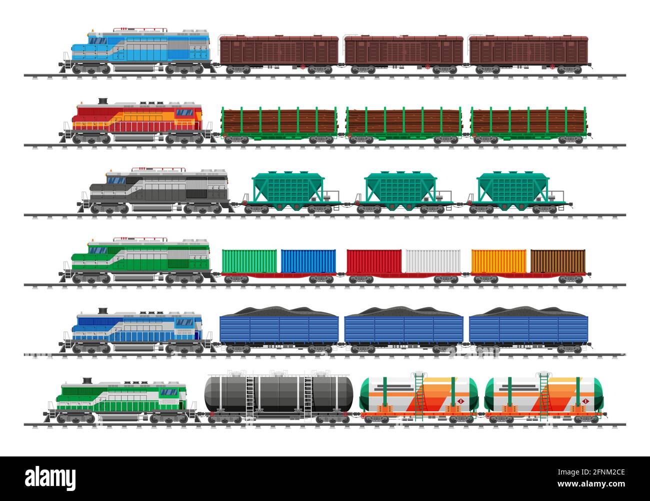 Box cars train Stock Vector Images - Alamy