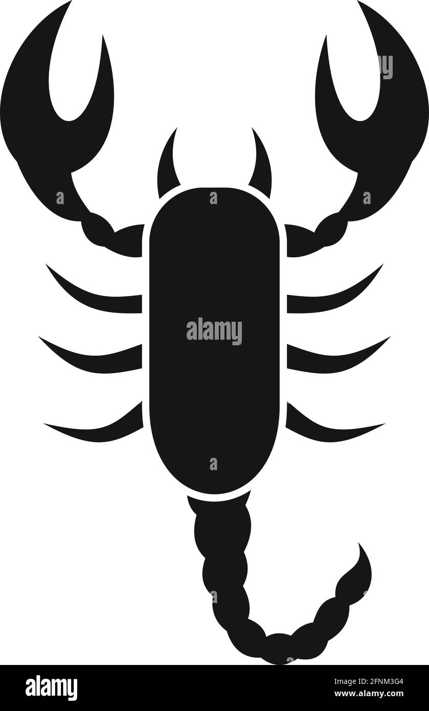 Astrology scorpio icon, simple style Stock Vector Image & Art - Alamy