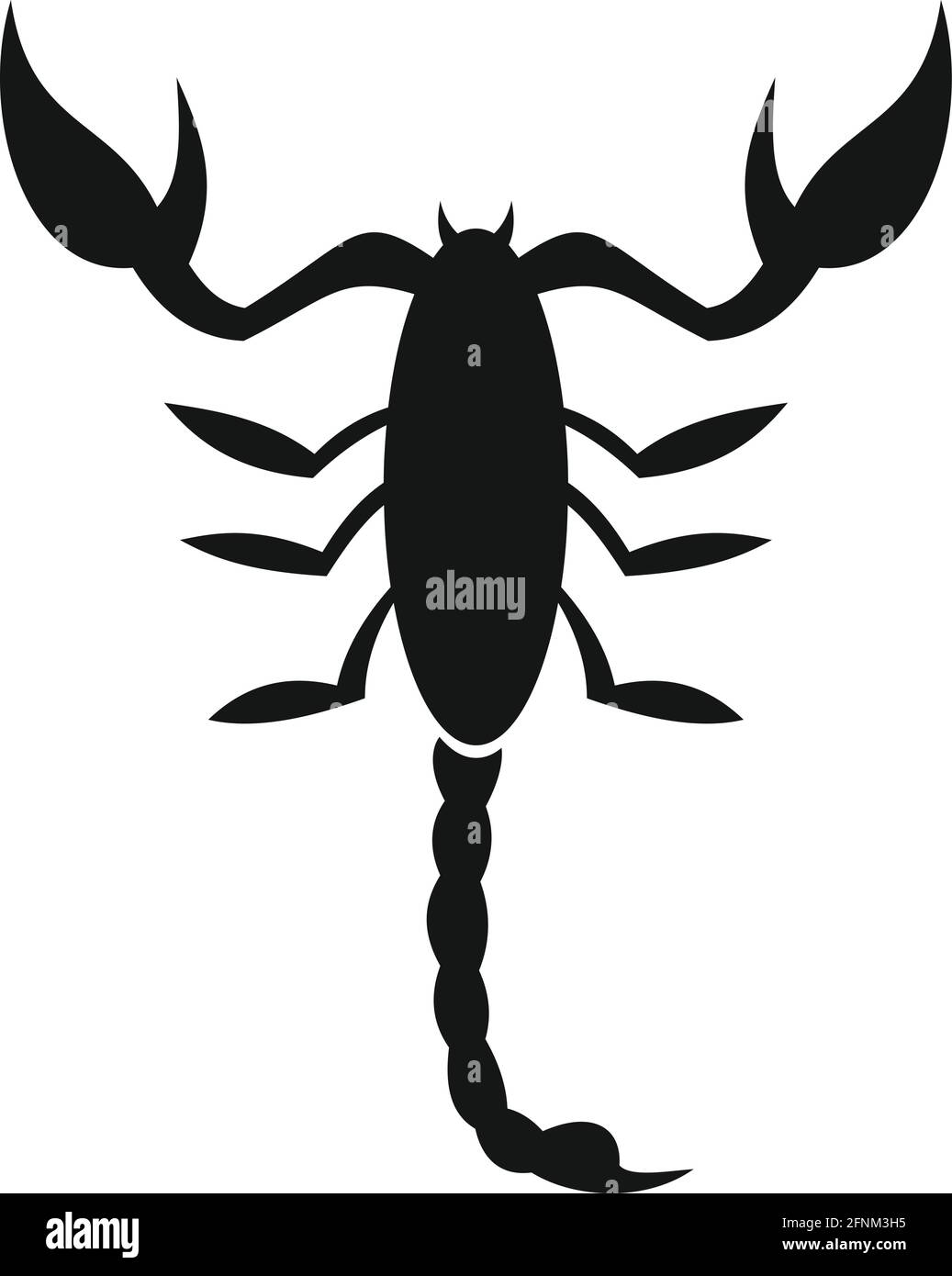 Scorpion Symbol Simple