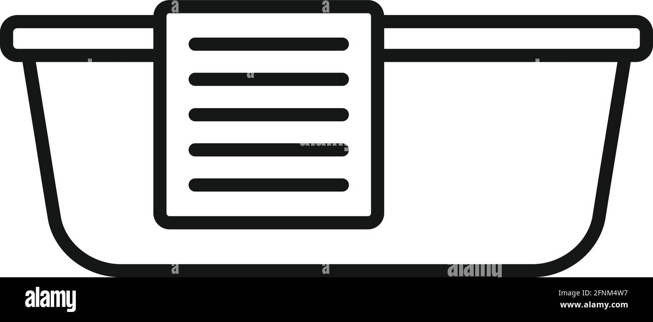 Washing basin icon, outline style Stock Vector Image & Art - Alamy