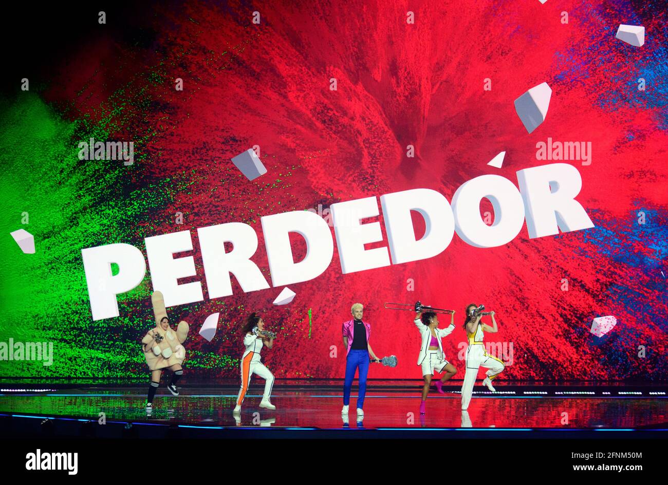 Rotterdam, Netherlands. 17th May, 2021. Singer and musical performer ...