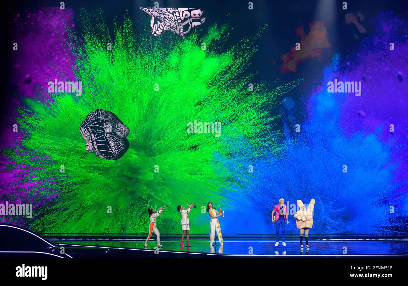 Rotterdam, Netherlands. 17th May, 2021. Singer and musical performer ...