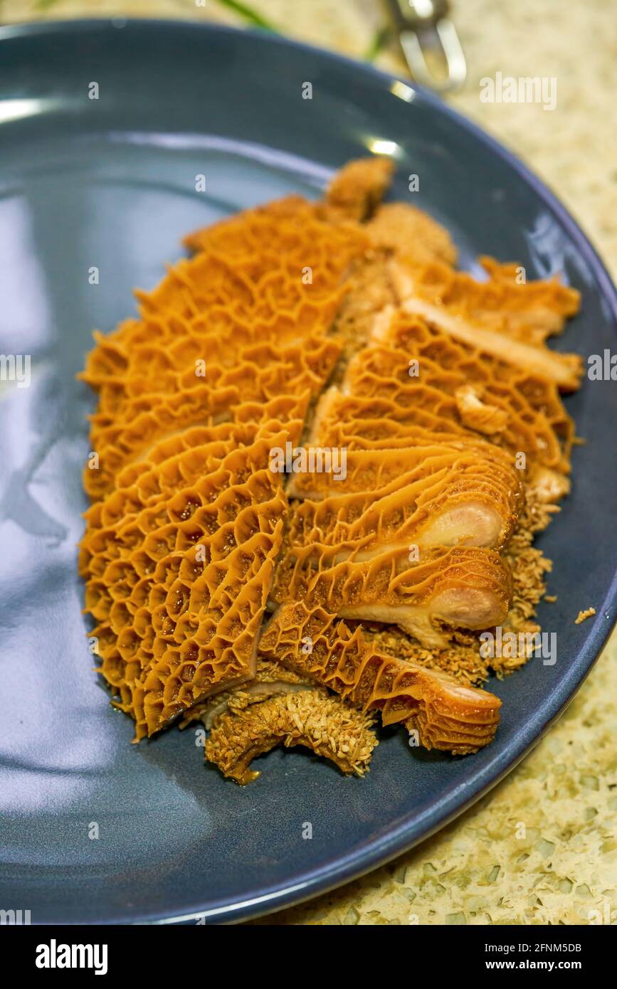 A delicious Chinese dish, braised beef tripe, lo-mei Stock Photo - Alamy
