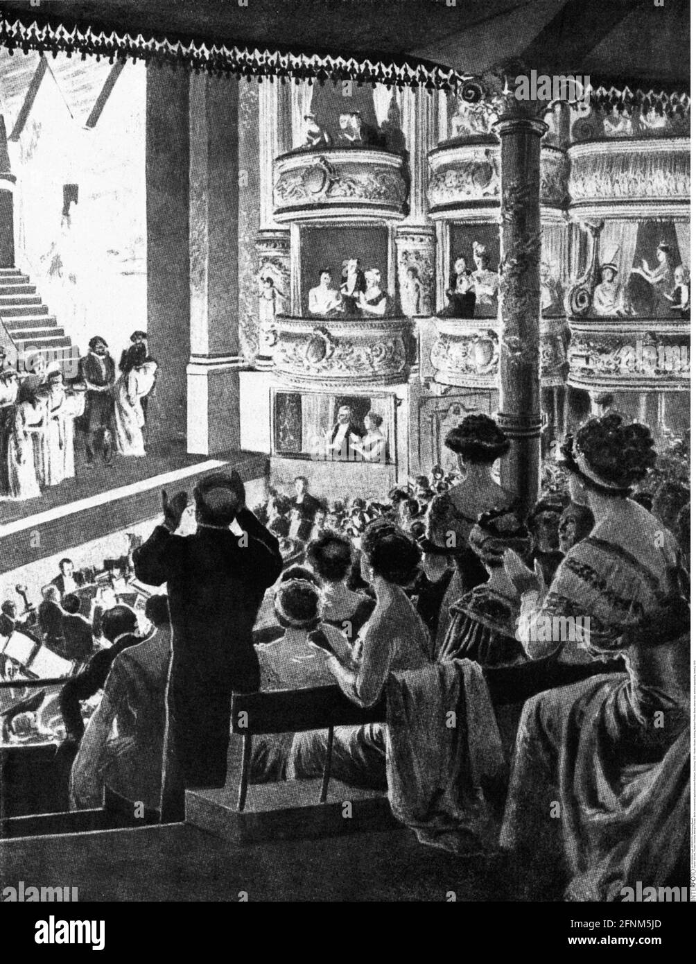 Audience clapping theatre Black and White Stock Photos & Images - Alamy