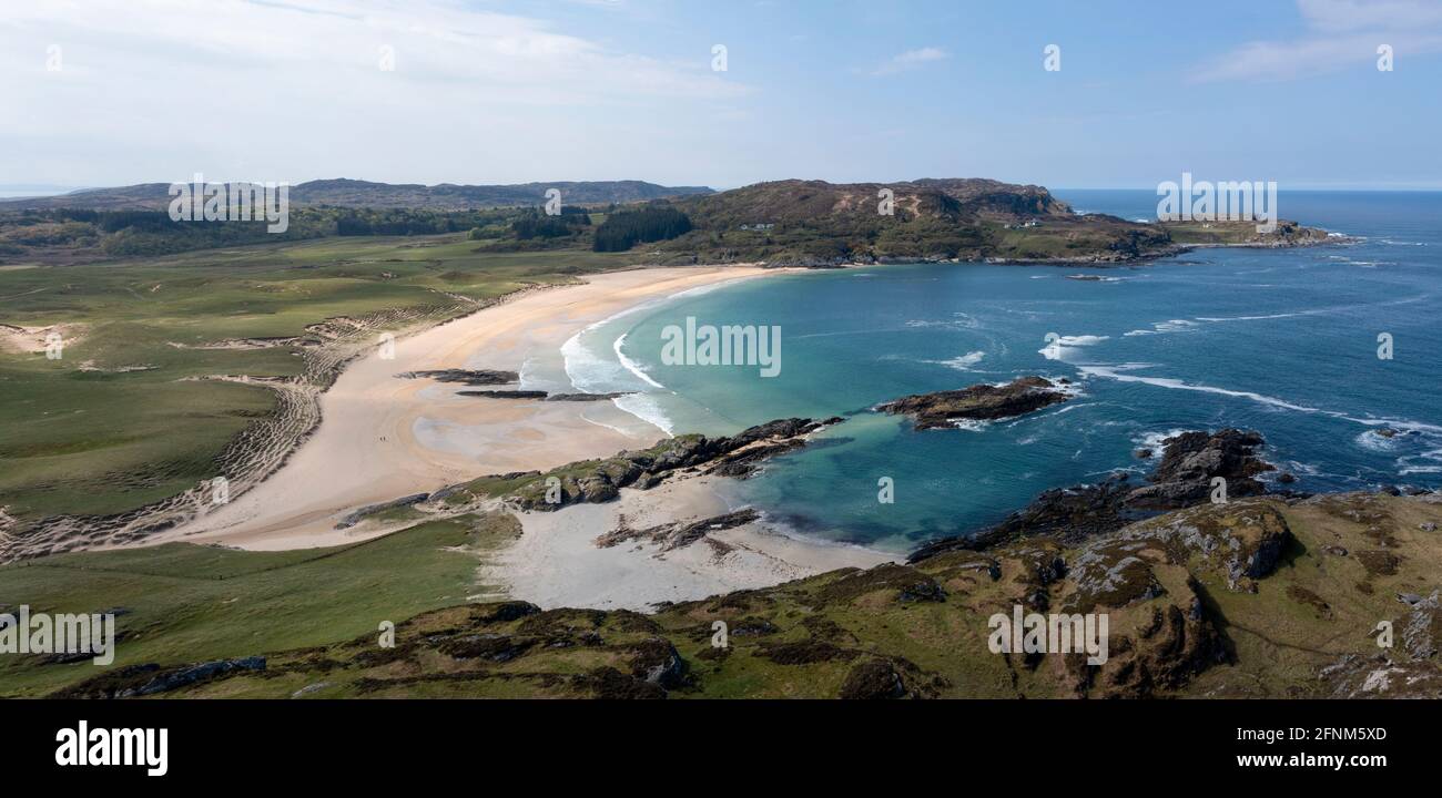 Aerial view kiloran bay hi-res stock photography and images - Alamy