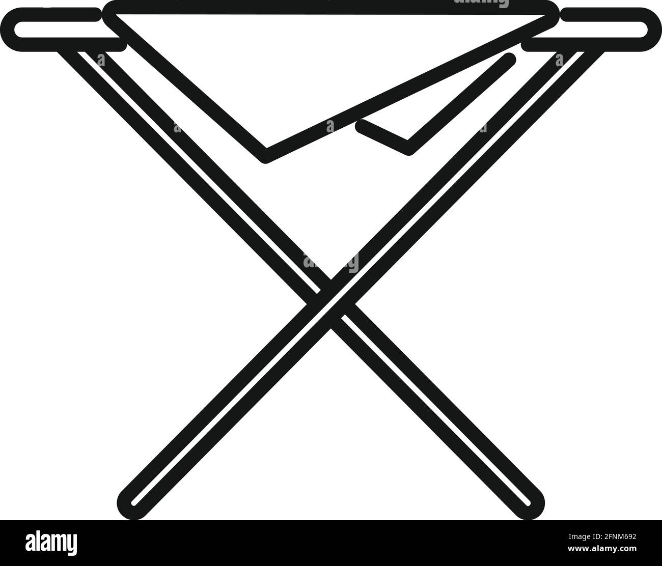 Iron board icon, outline style Stock Vector Image & Art - Alamy