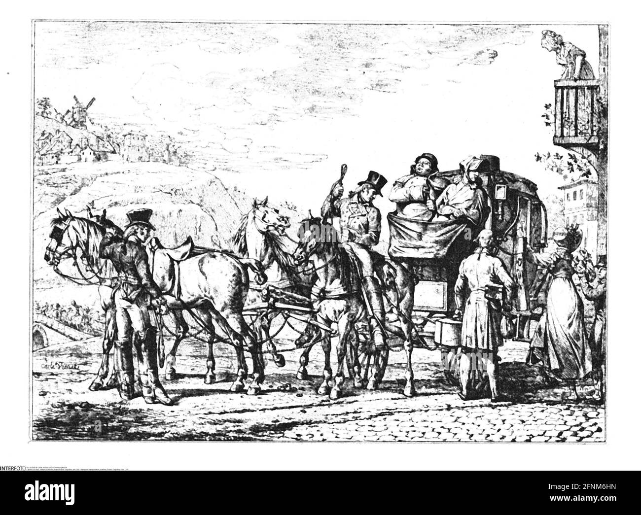 transport / transportation, coaches, French Turgotine, circa 1780 ...
