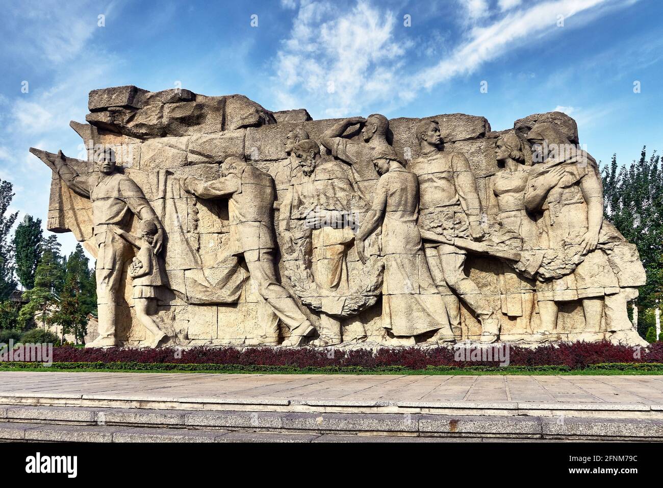 Russia; Volgograd. This monument which clearly displays the hallmark of ...