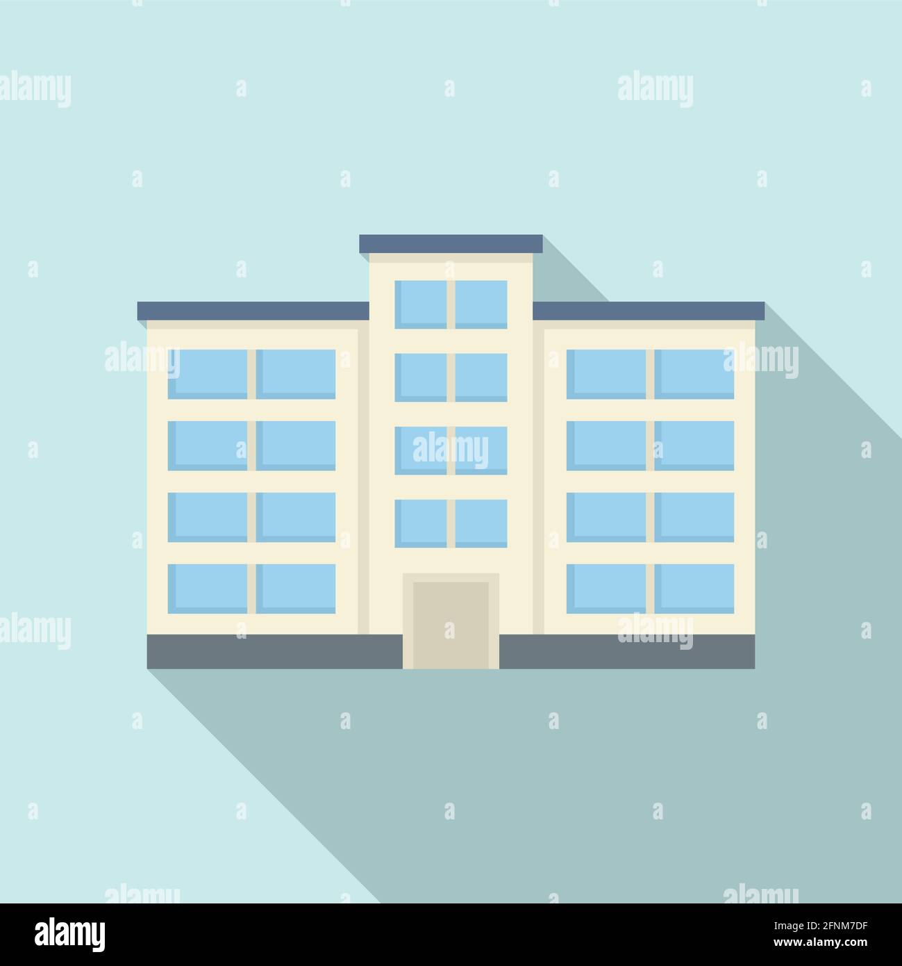 Pension building icon, flat style Stock Vector Image & Art - Alamy