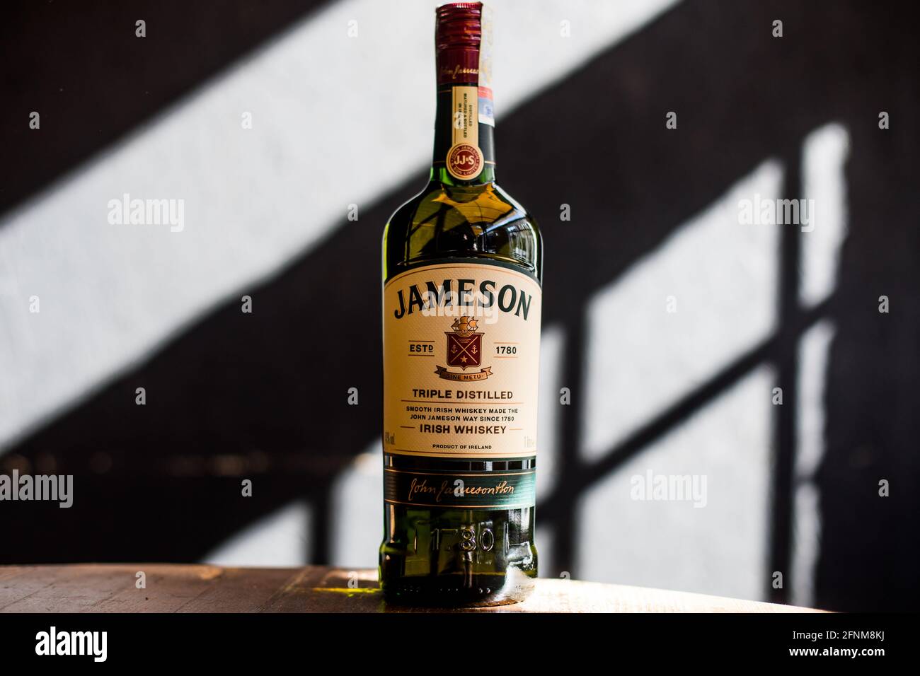 Jameson Irish Whiskey Bottle High Resolution Stock Photography and ...