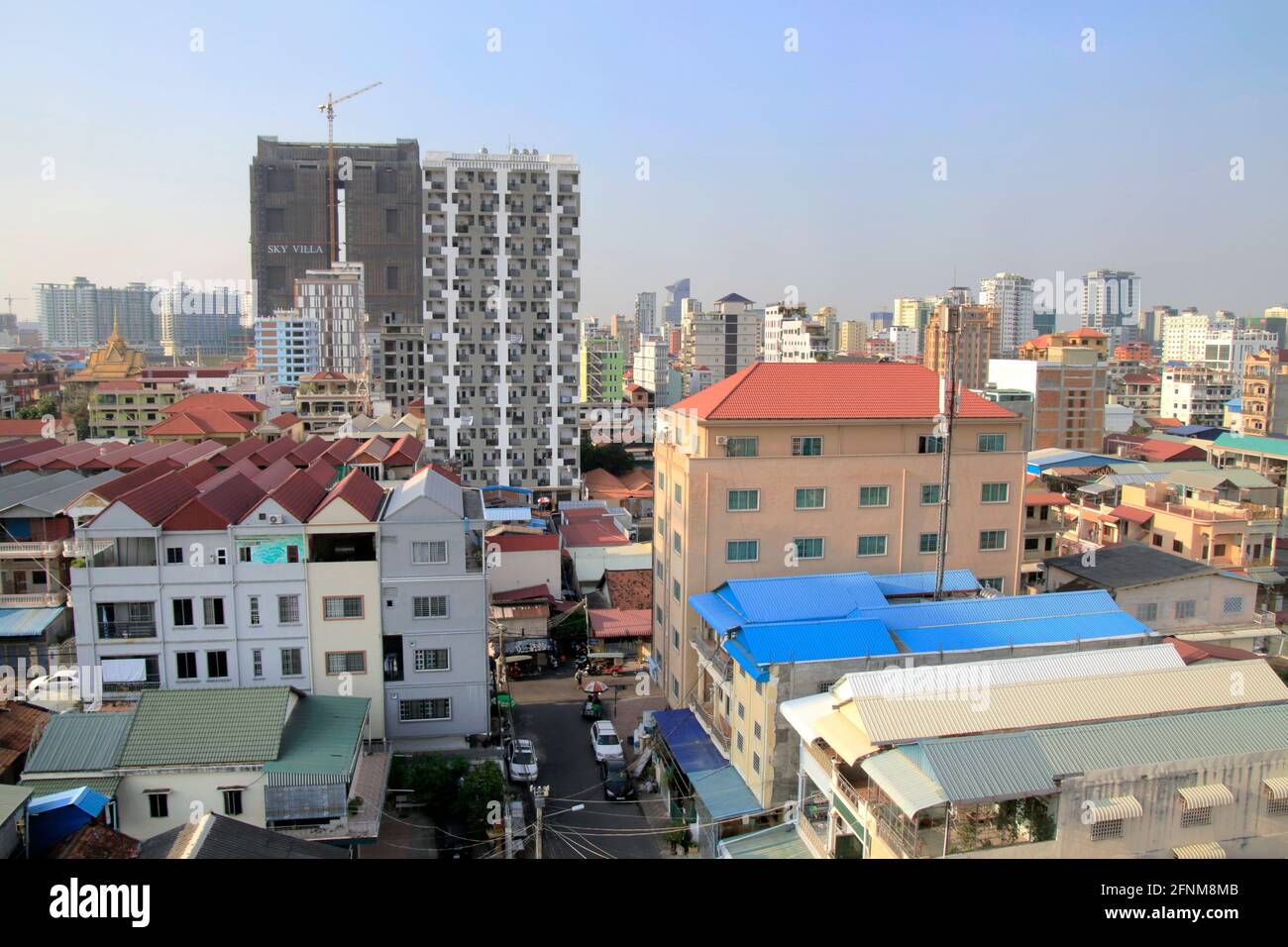 Central area of Phnom Penh Cambodia Stock Photo - Alamy