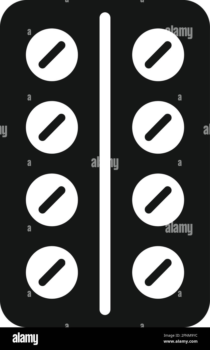 Blister pack pills thin Stock Vector Images - Alamy