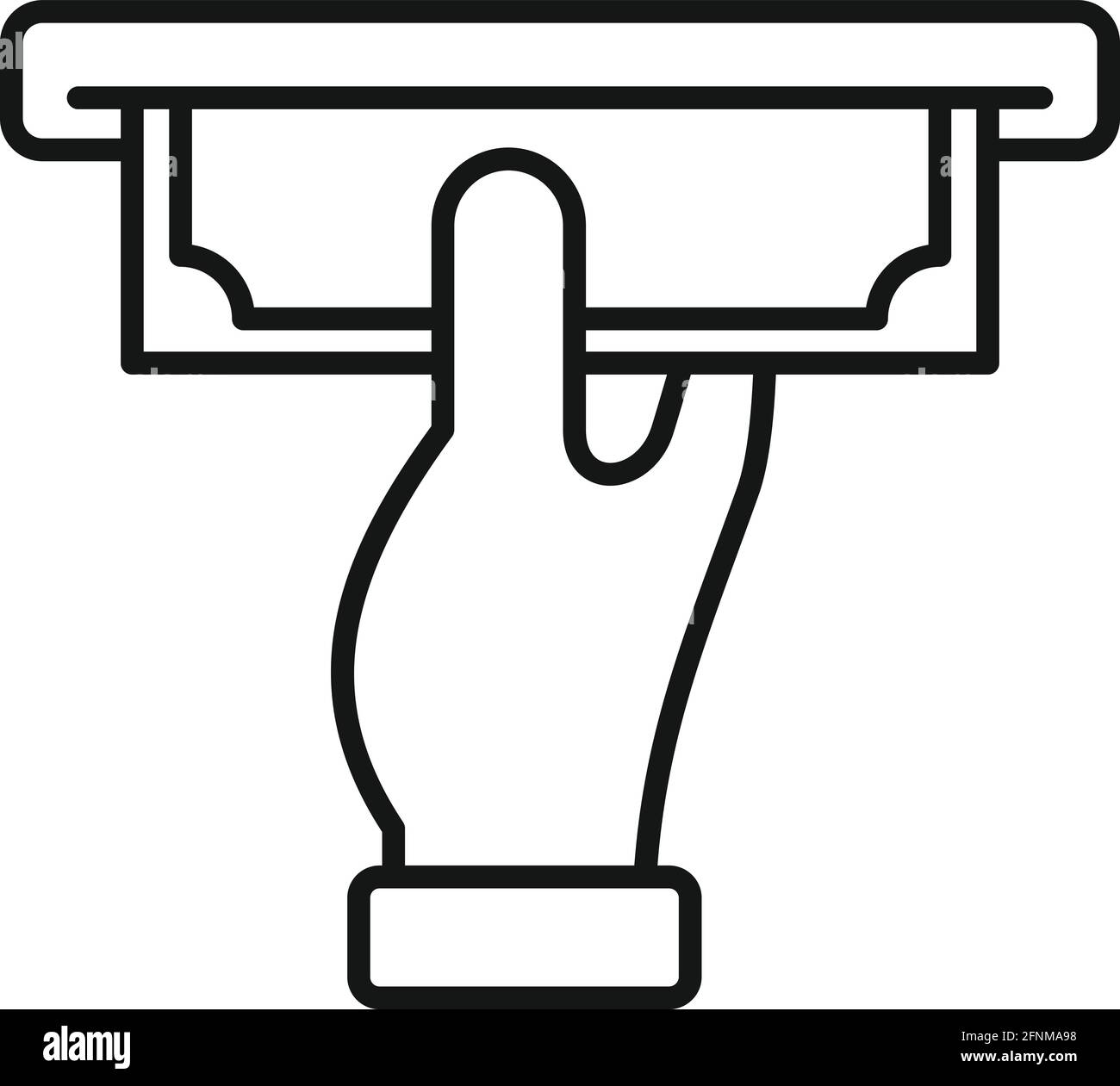 Take atm cash icon, outline style Stock Vector Image & Art - Alamy