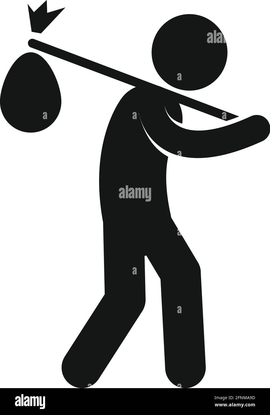 Jobless person icon, simple style Stock Vector Image & Art - Alamy