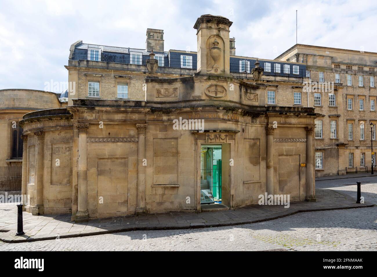 The Cross Bath thermal baths building, Bath, Somerset, England, UK ...