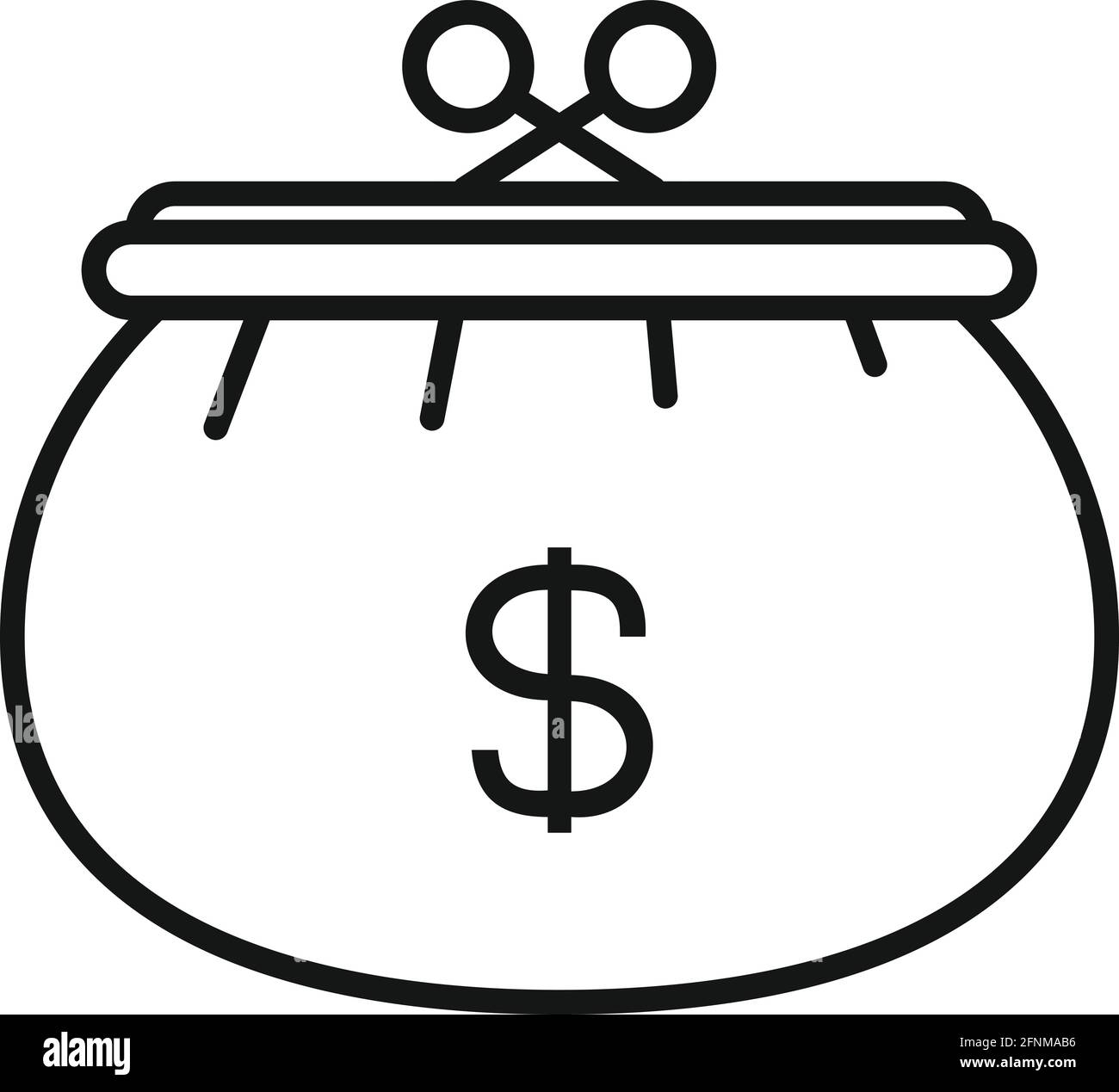 Woman open purse money Cut Out Stock Images & Pictures - Alamy