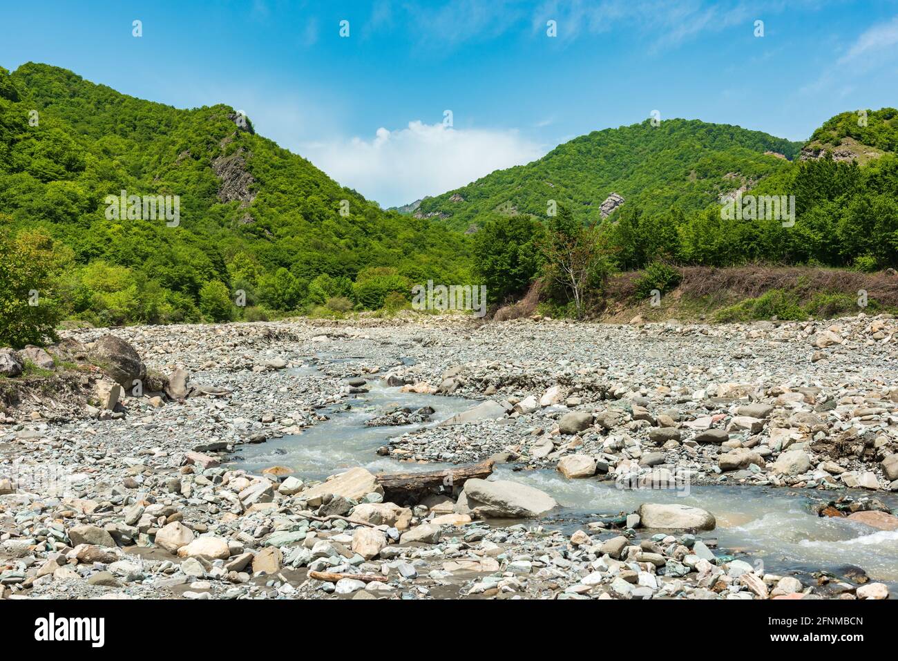 Fast mountain river scenery Stock Photo - Alamy