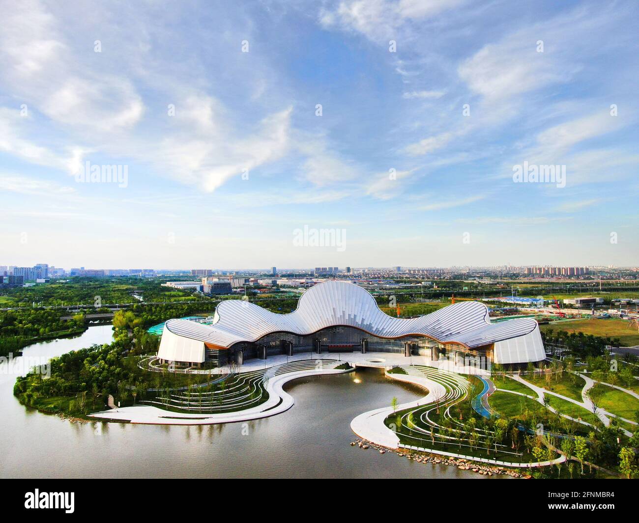 Nantong, Nantong, China. 17th May, 2021. On May 17, 2021, the beautiful ...