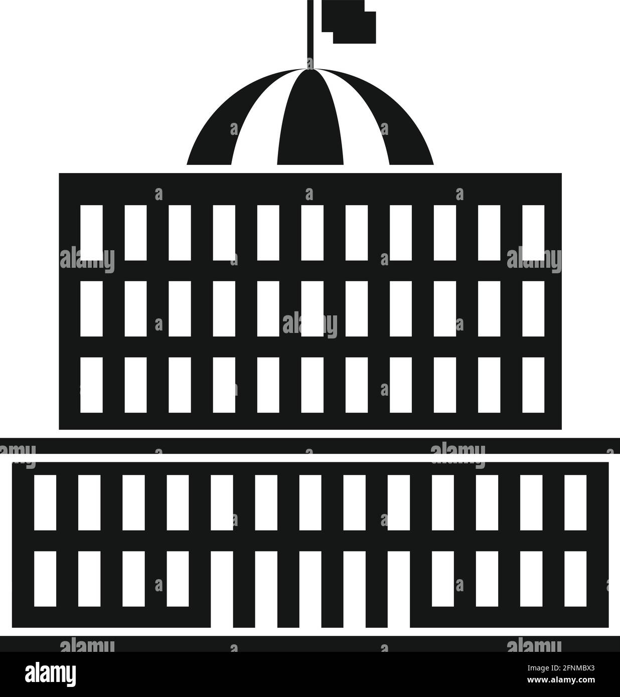 Courthouse icon, simple style Stock Vector Image & Art - Alamy