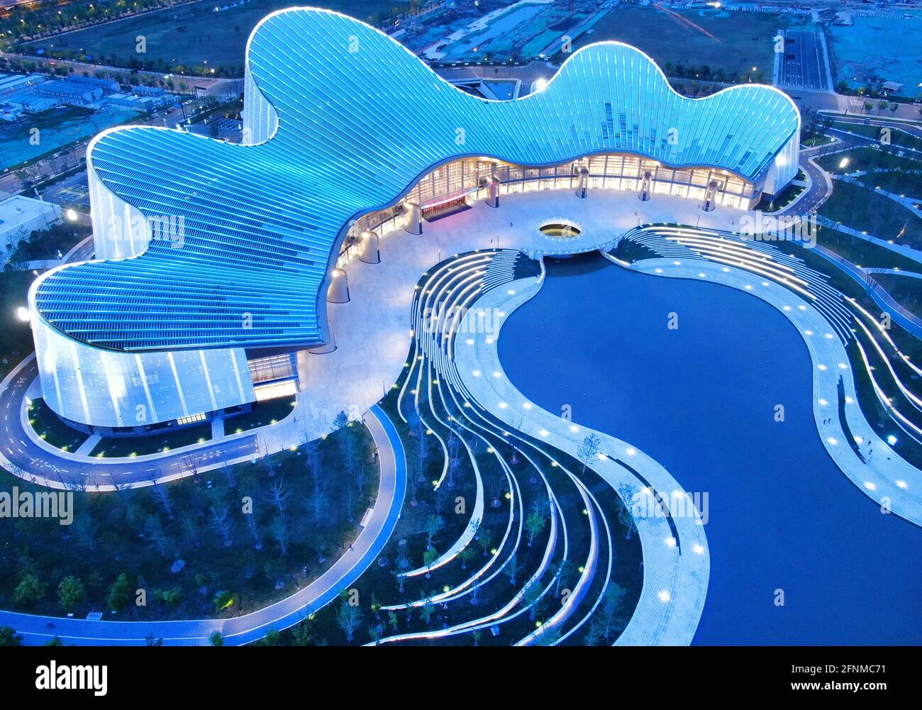 Nantong, Nantong, China. 17th May, 2021. On May 17, 2021, the beautiful ...