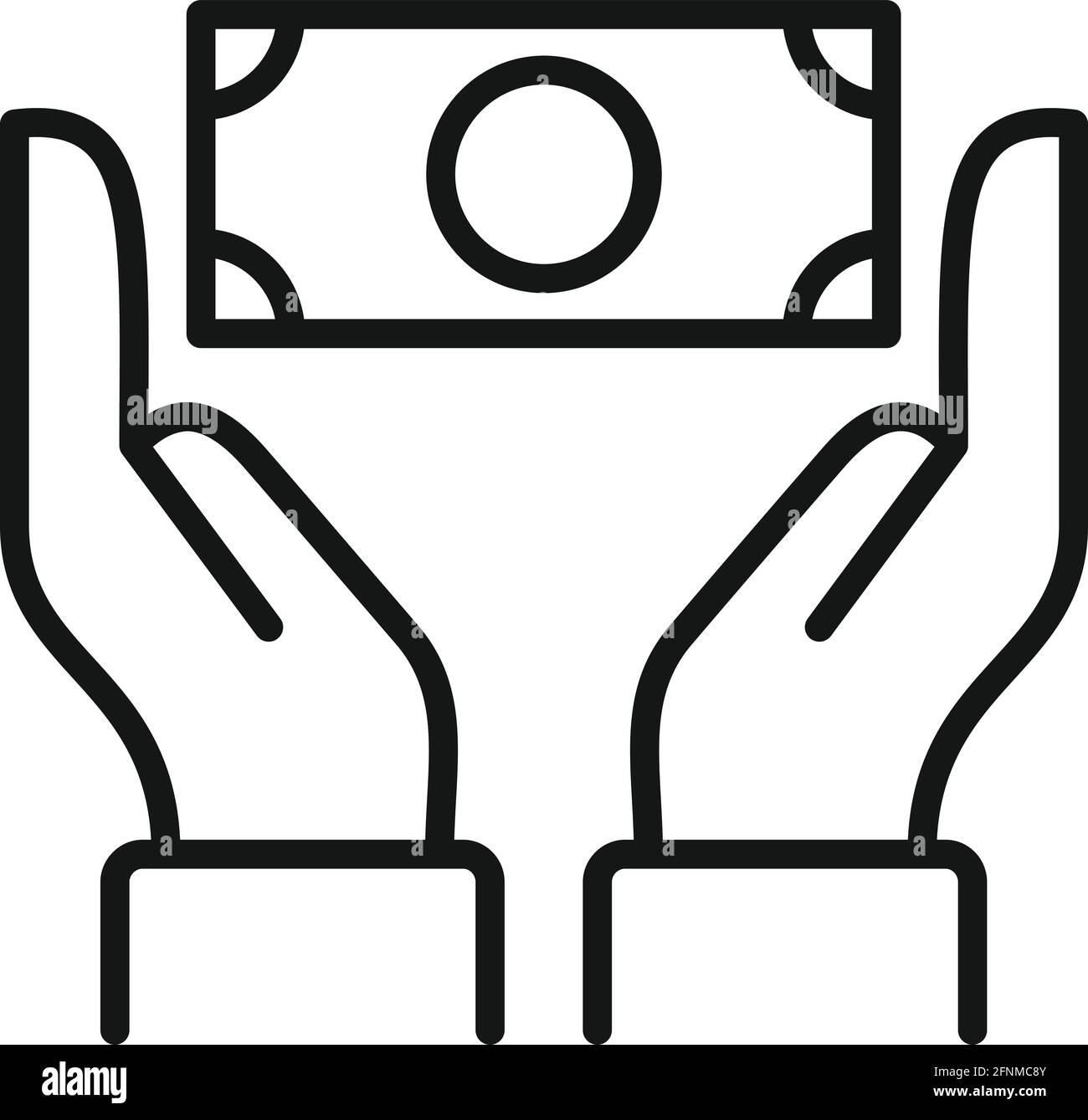 Take cash money icon, outline style Stock Vector Image & Art - Alamy