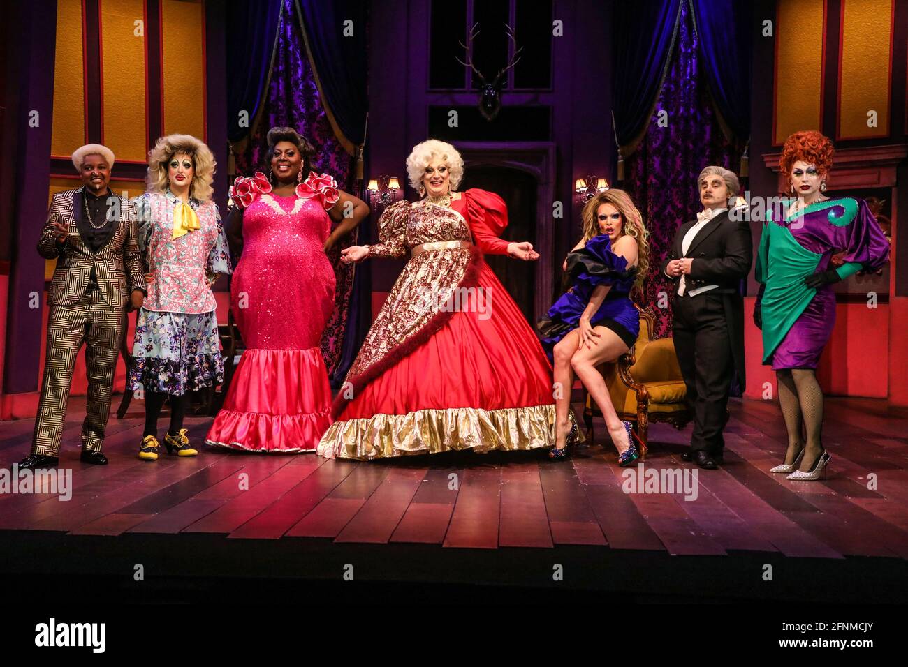 Cast performs live during the preview of Death Drop, The hilarious ...