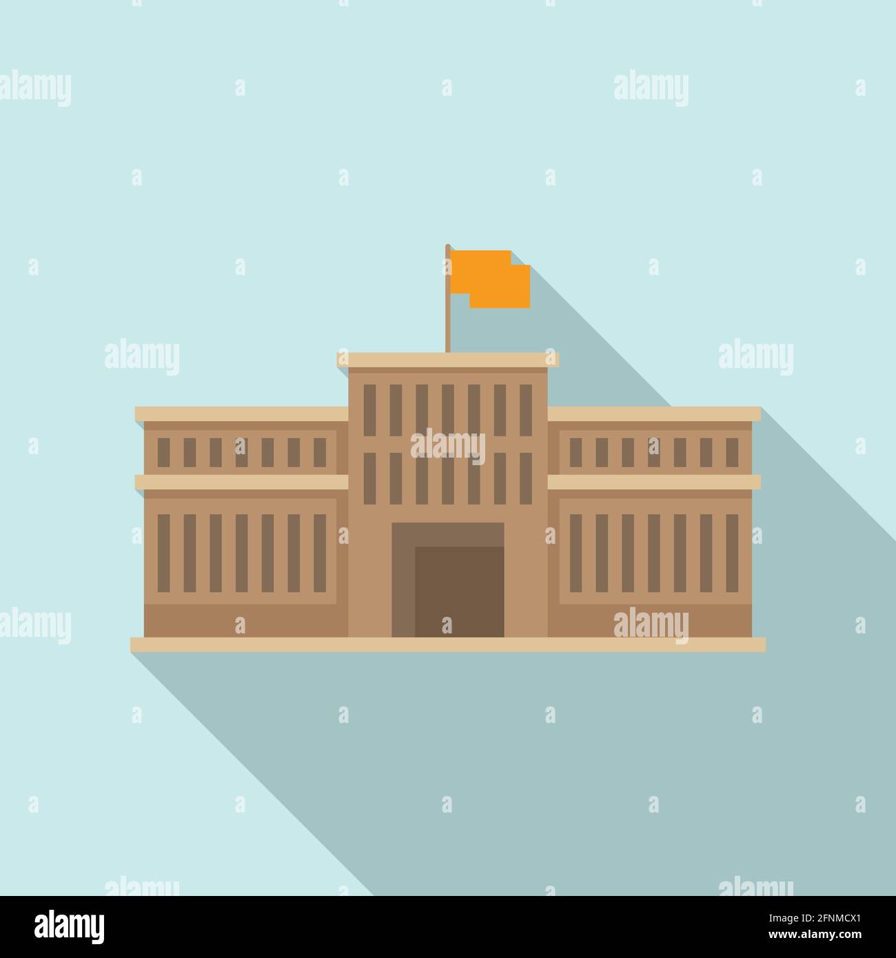 Parliament building icon, flat style Stock Vector Image & Art - Alamy