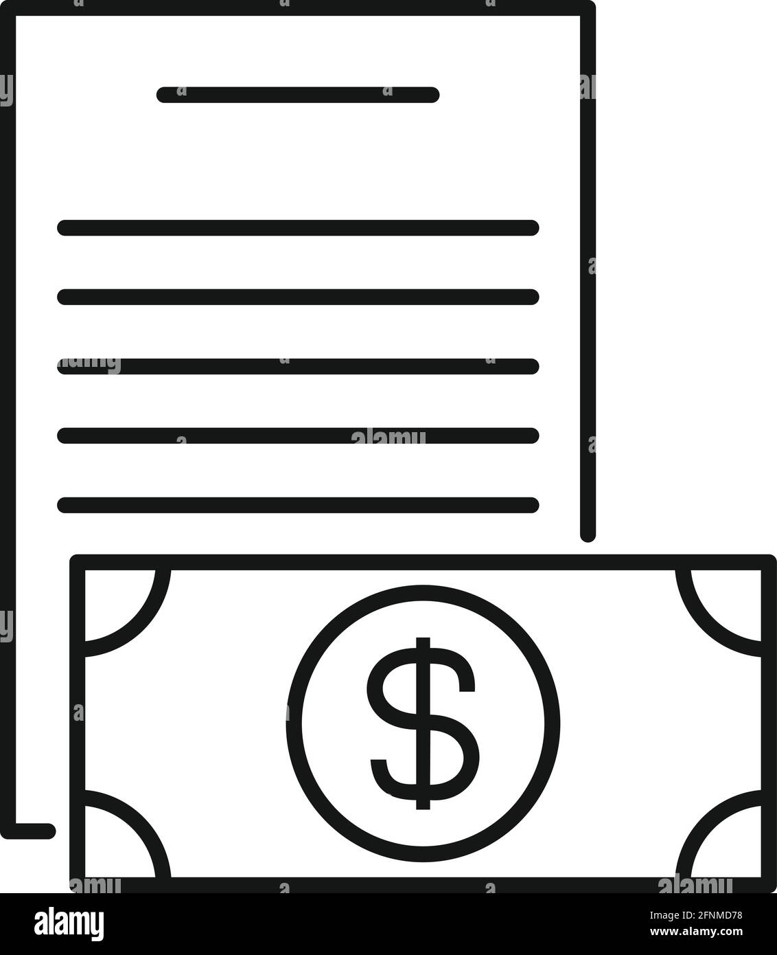 Money allowance icon, outline style Stock Vector Image & Art - Alamy